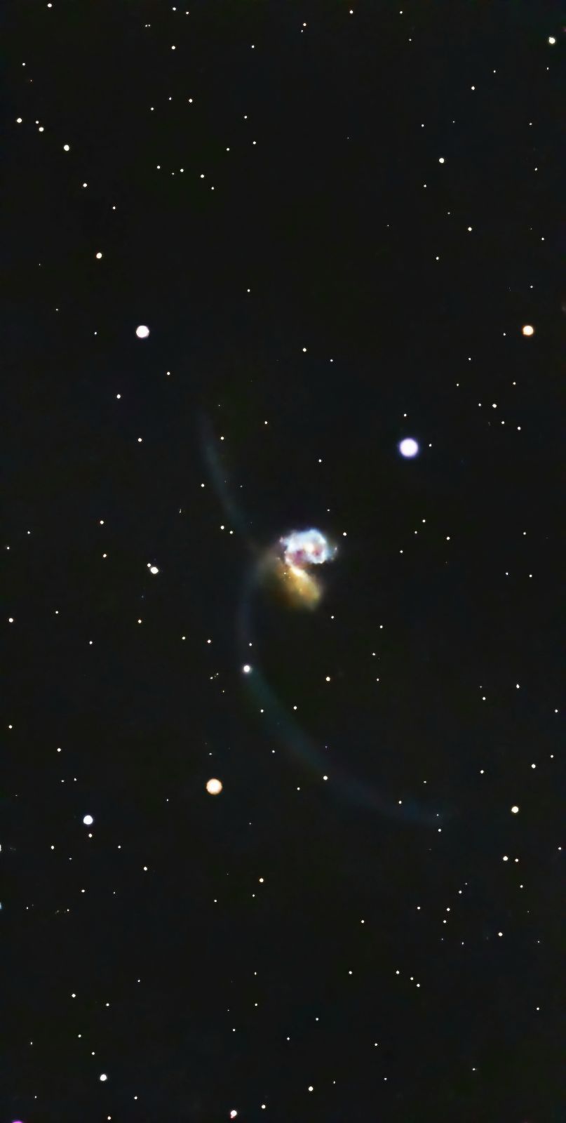 NGC 4038, 54 MINUTOS DE EXPOSICIÓN
