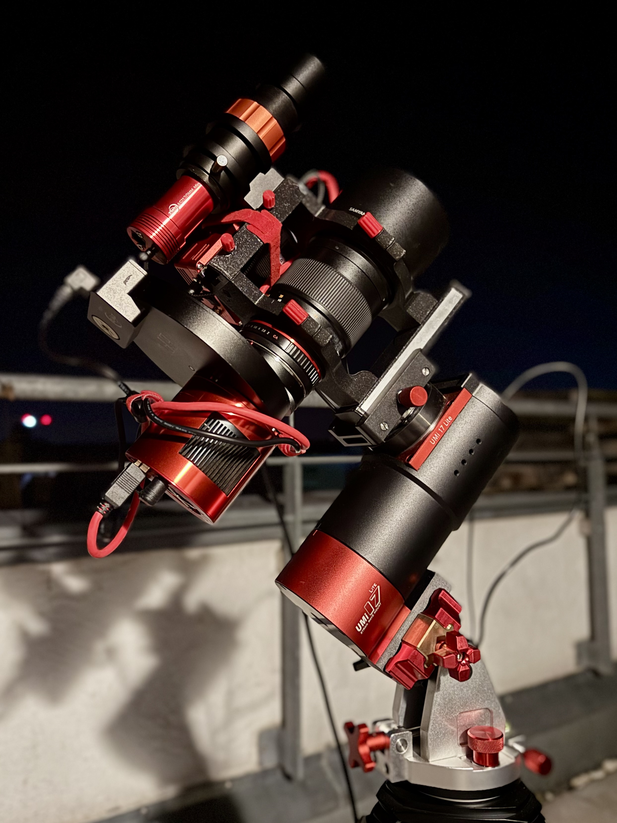 New setup… finally going mono on the small rig.