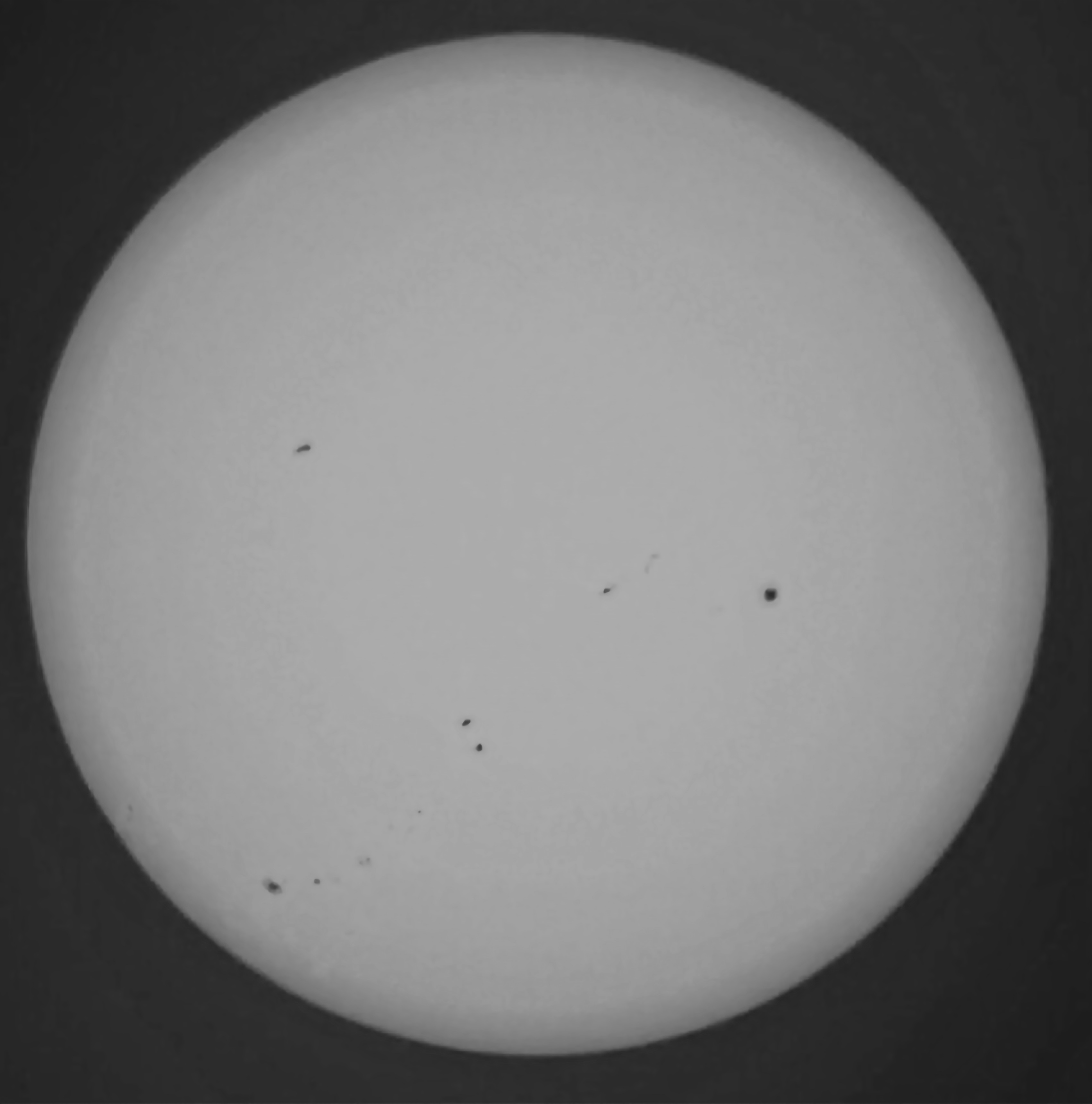 The Sun through a home made Baader filter