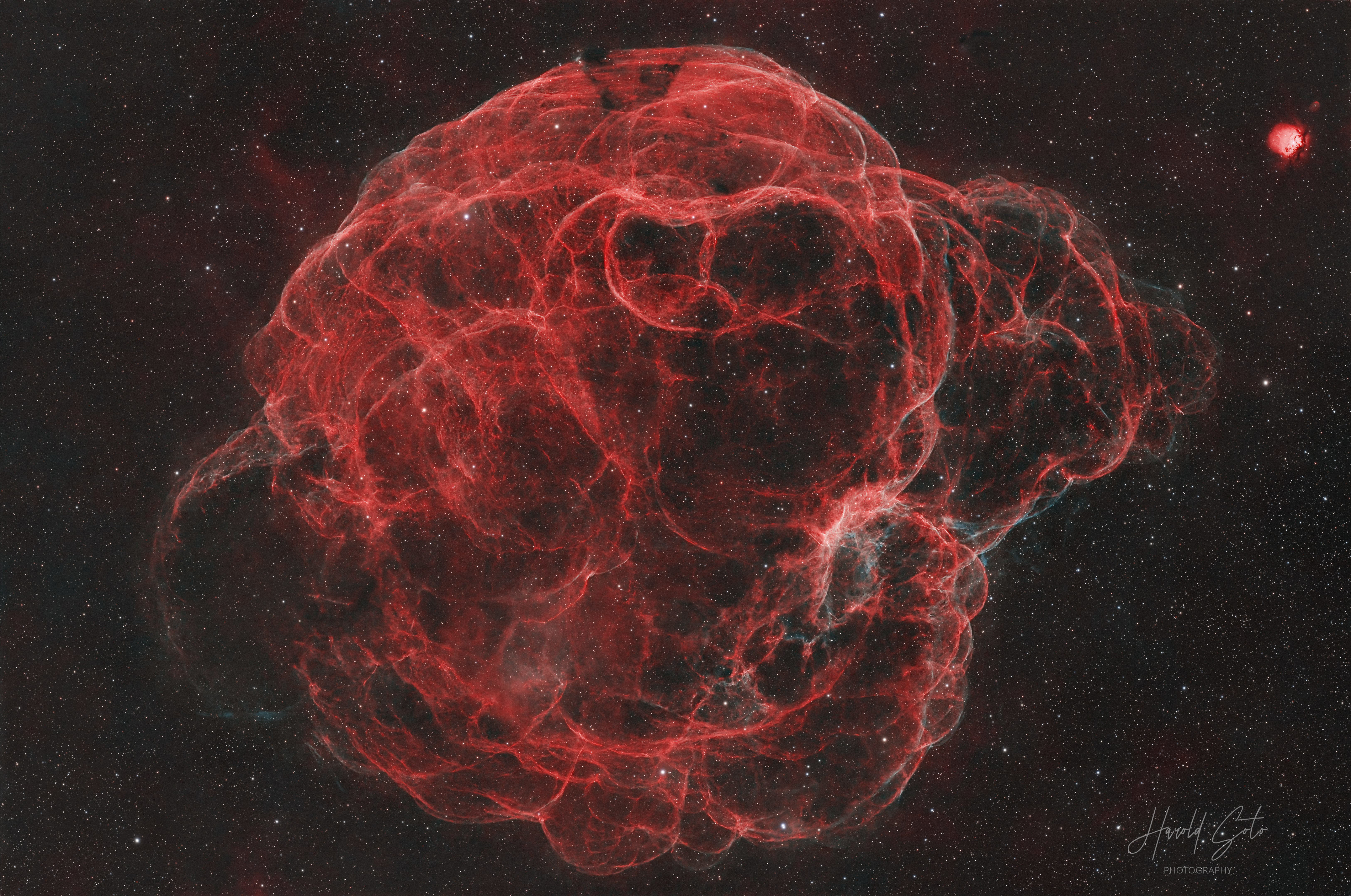 Sh2-240, Simeis 147, Spaghetti Nebula with OSC camera. #To the depths ...