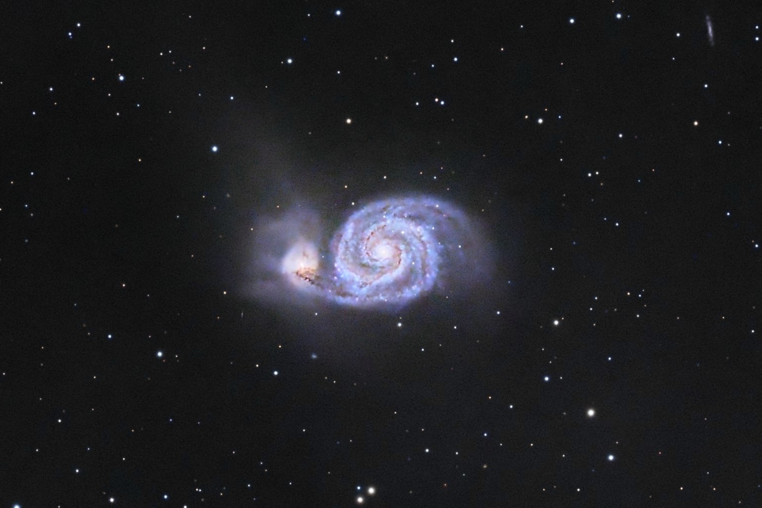 M51 Pixinsight修图尝试
