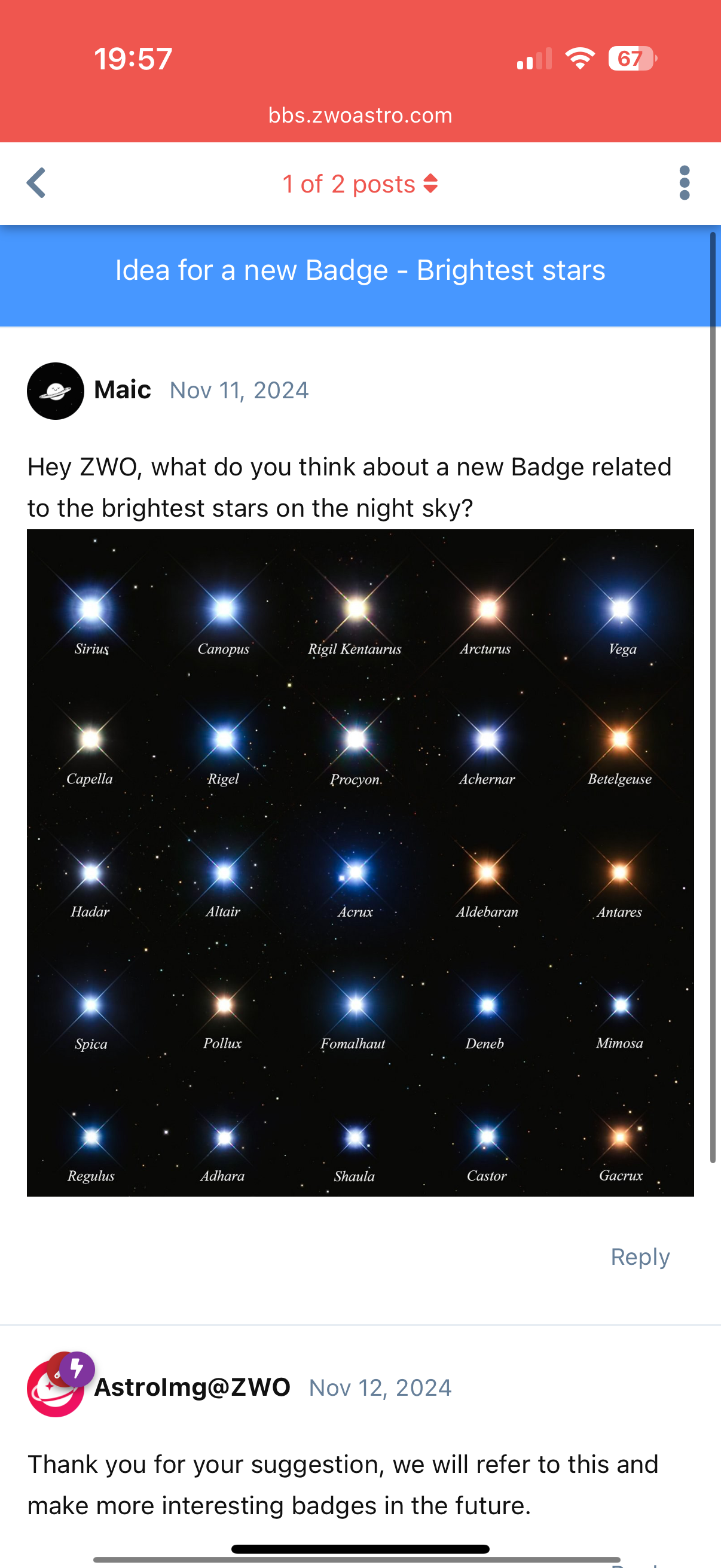 SWAG team, think about interesting future badges