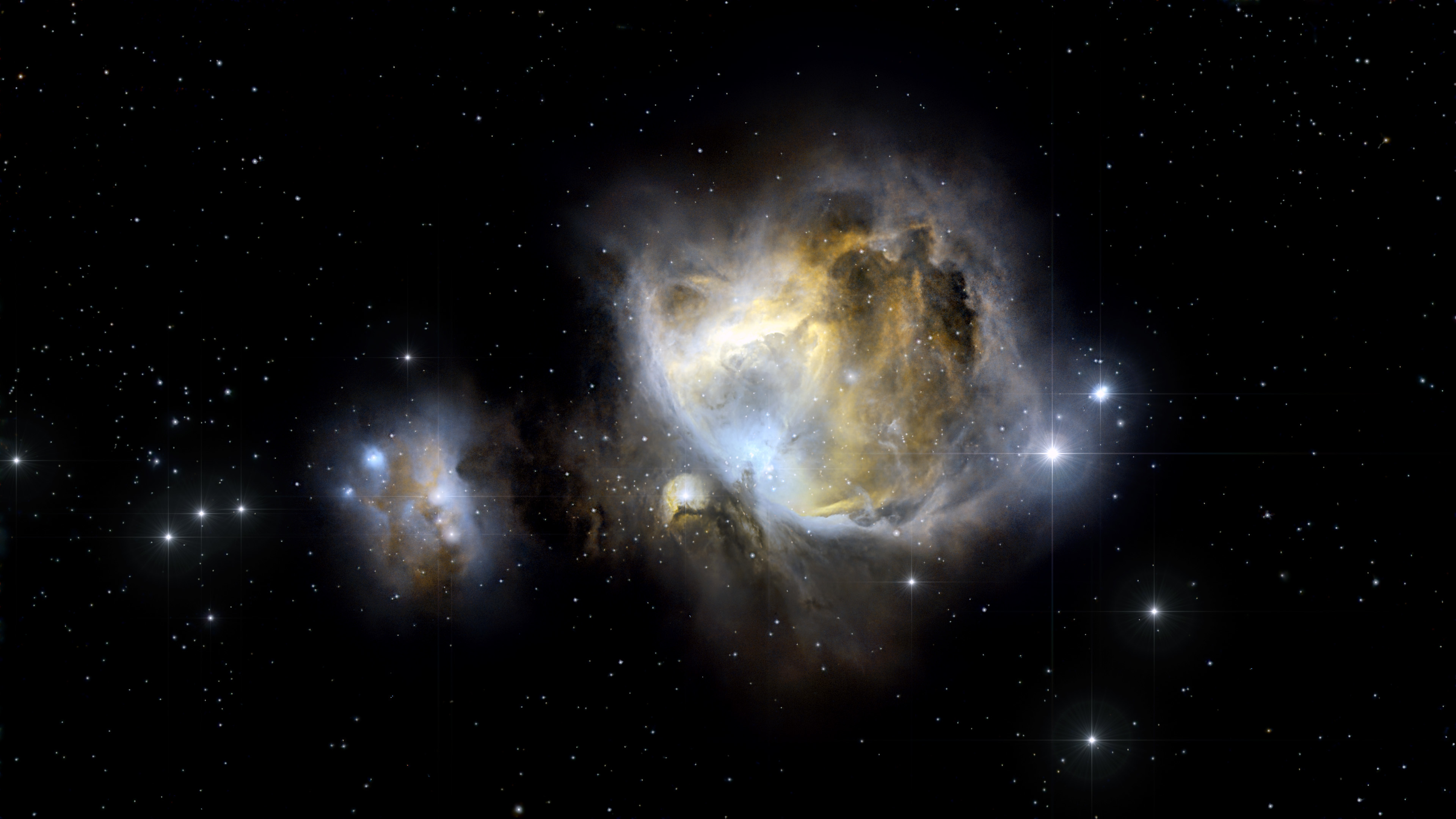 M 42 and Running Man - for training my PI skills I re-edited my old ...