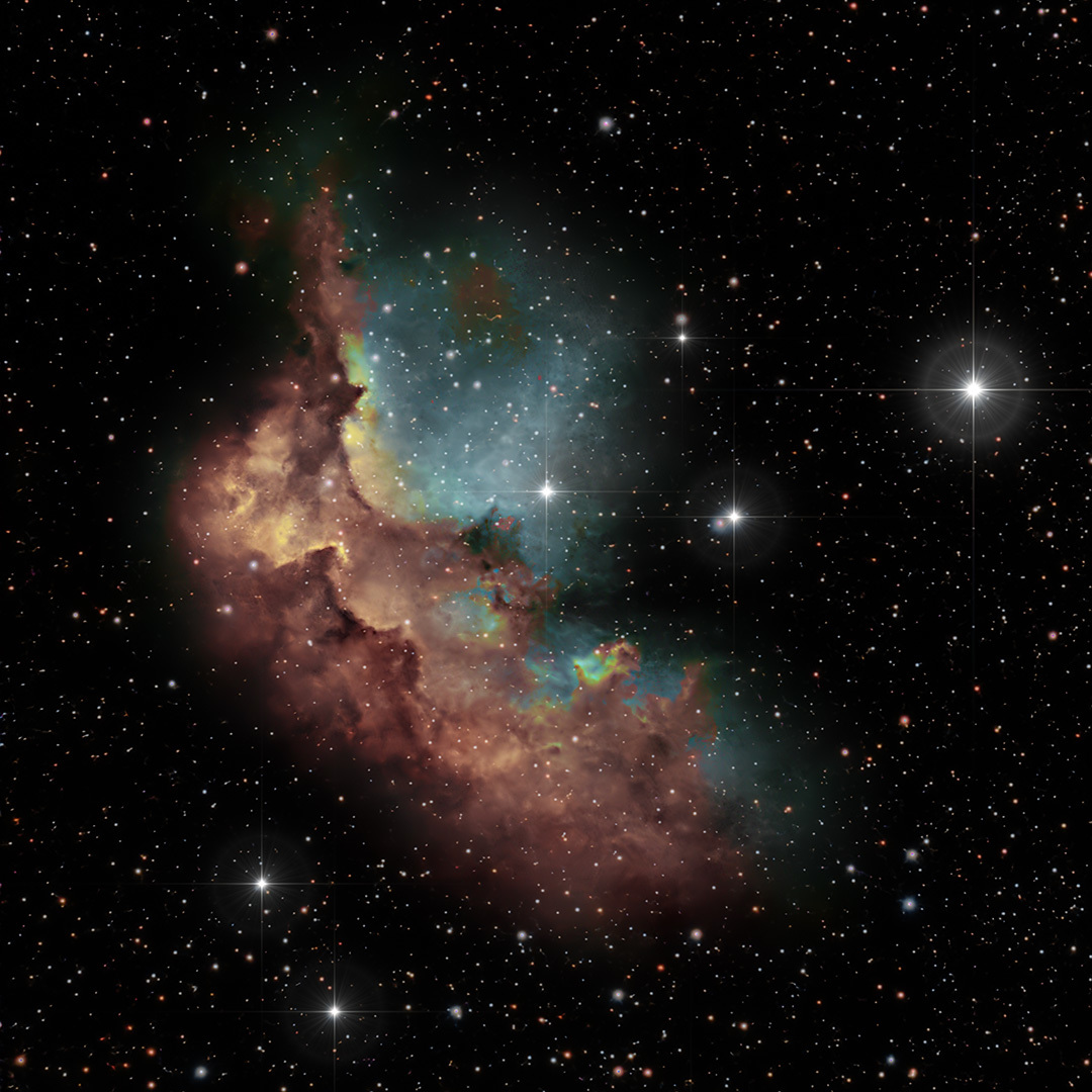 SH2-142 Wizard Nebula – since the observation windows here in Berlin ...