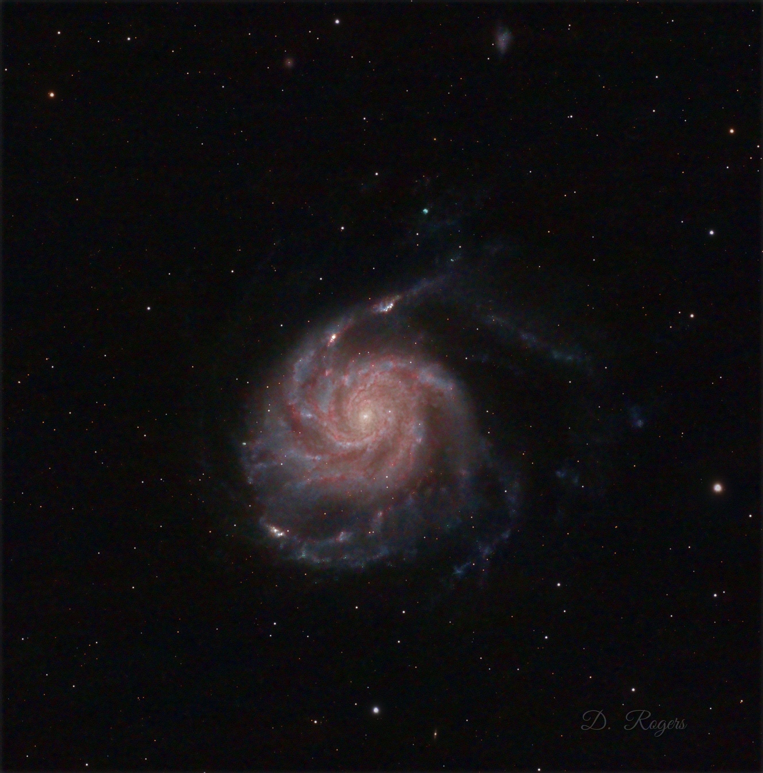 M101 The Pinwheel Galaxy taken through a Askar 120APO From my back yard
