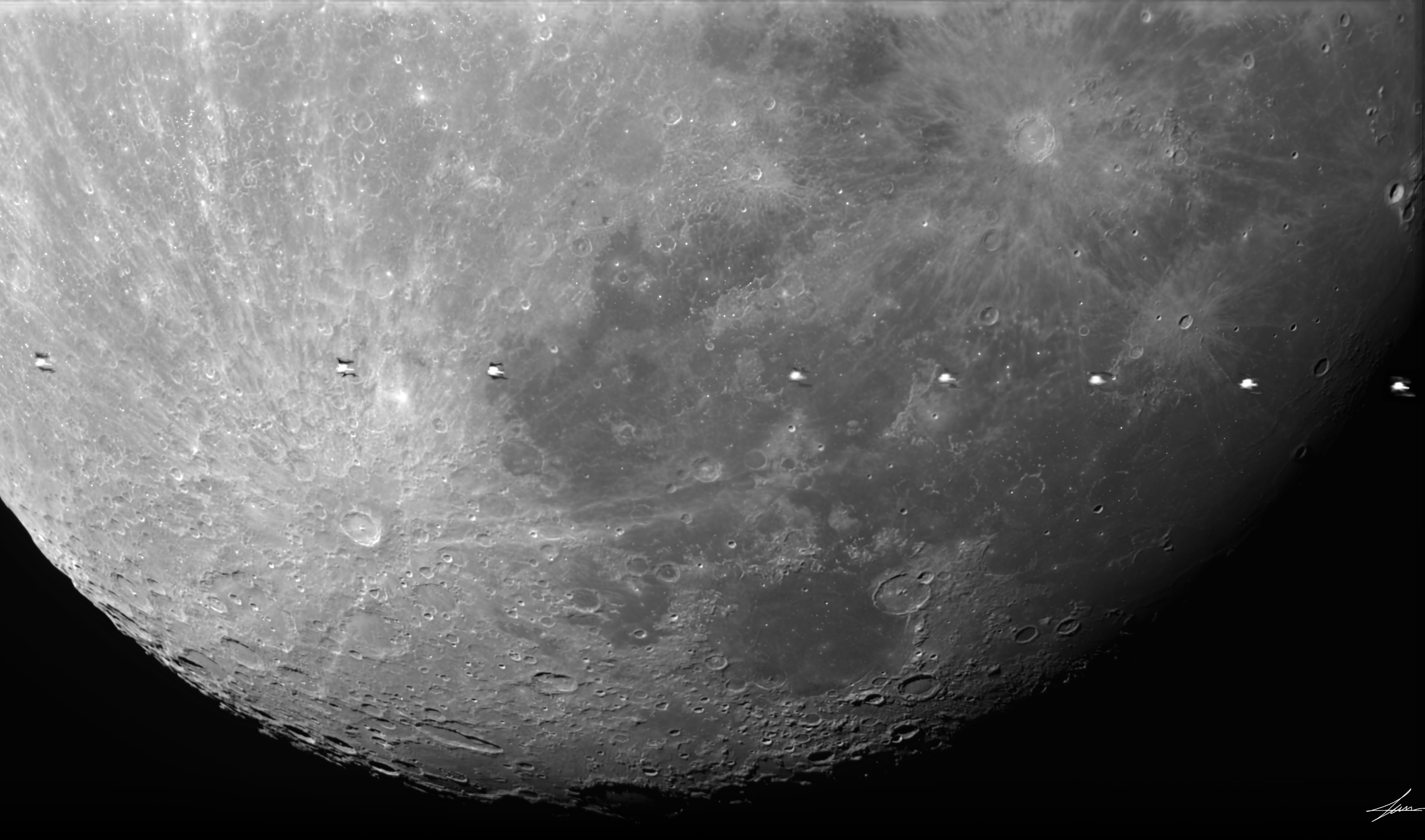 ISS Moon Transit | First Try