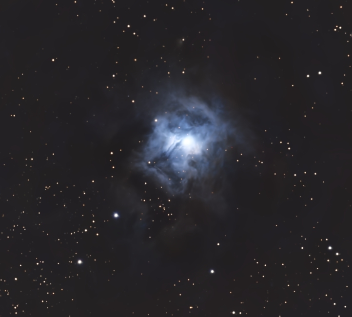 The Iris Nebula (also known as NGC 7023 and Caldwell 4) is a bright ...