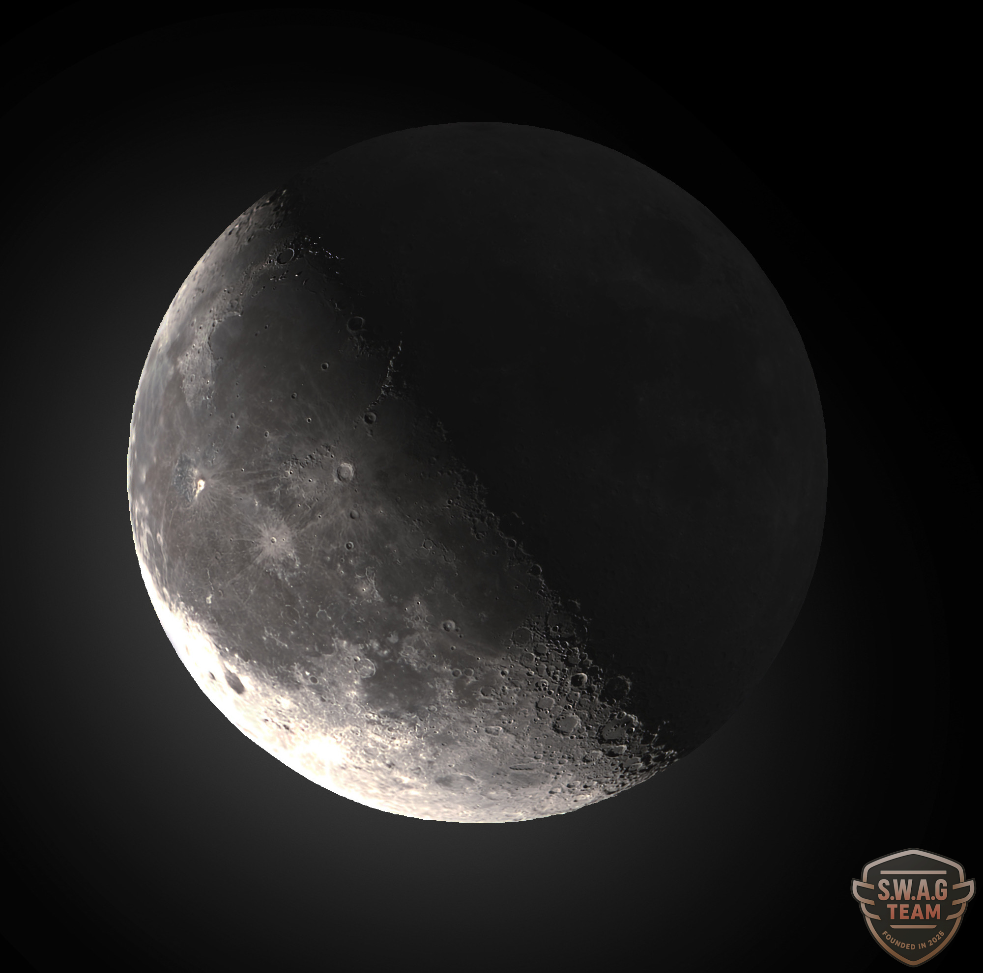 HDR Moon Combined Exposures Of 2 Moon Phases And Added An HDR Glow HDR Moon Combined Exposures Of 2 Moon Phases And Added An HDR Glow