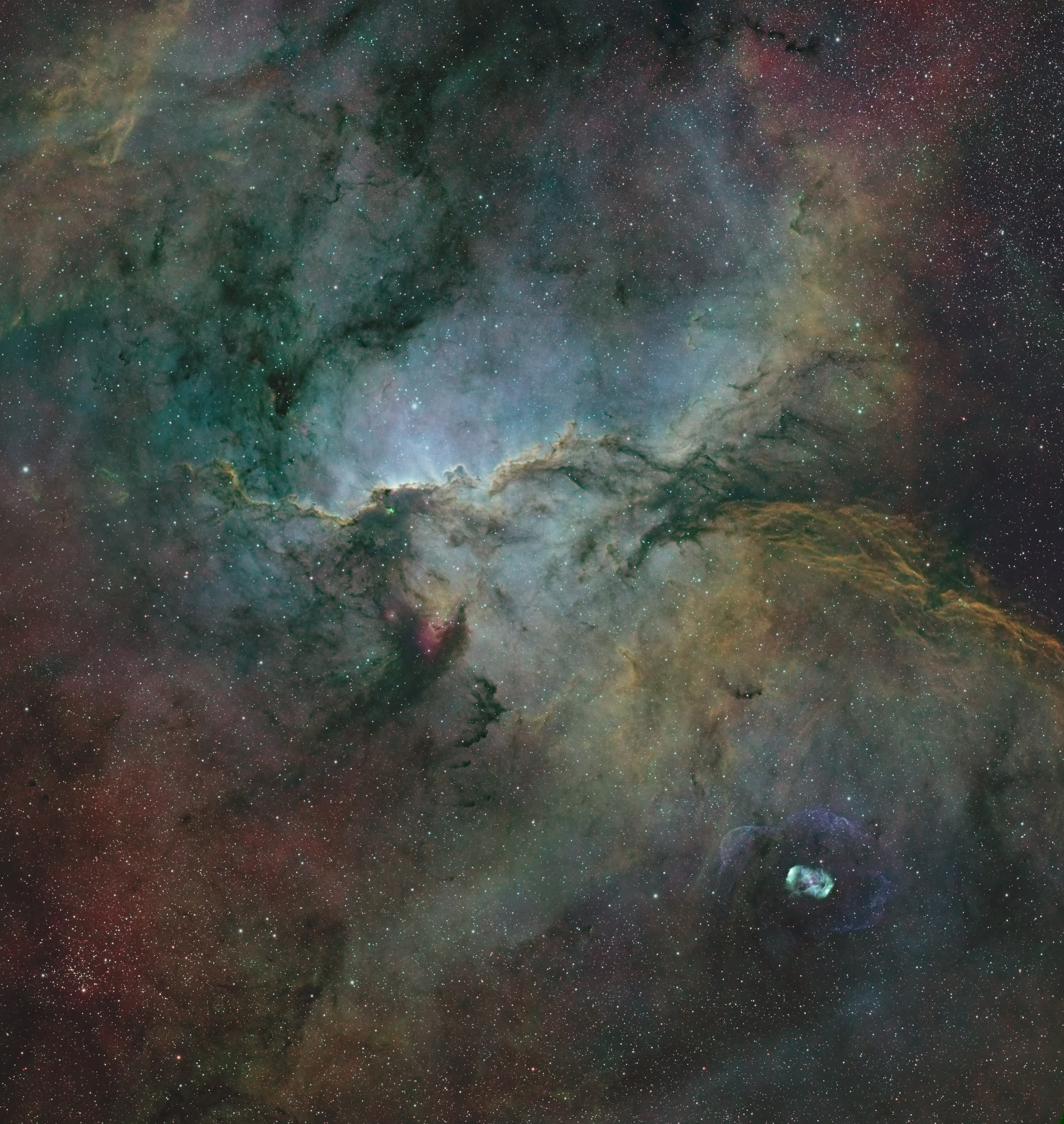 The Fighting Dragons Of Ara / Rim Nebula / NGC 6188