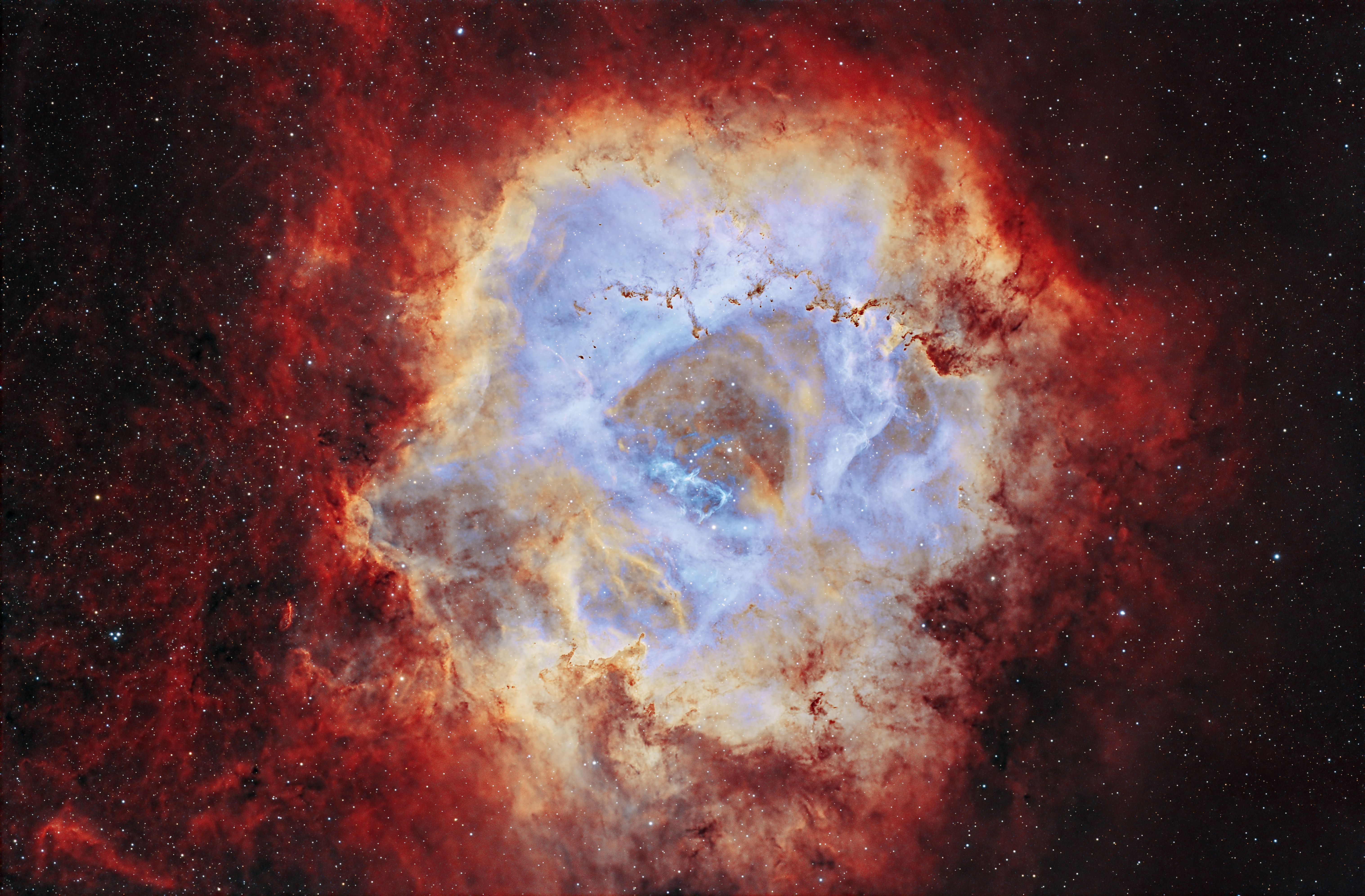 Finally I was able to complete this project too. Rosetta nebula 20h ...